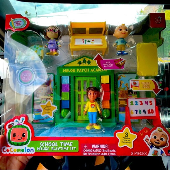 CoComelon | Toys | Coco Melon School Time Deluxe Play Time Set | Poshmark